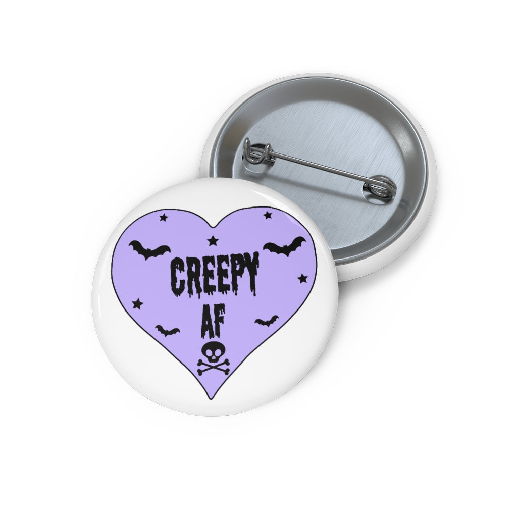 Creepy AF/Pin Button – Magickallyfab